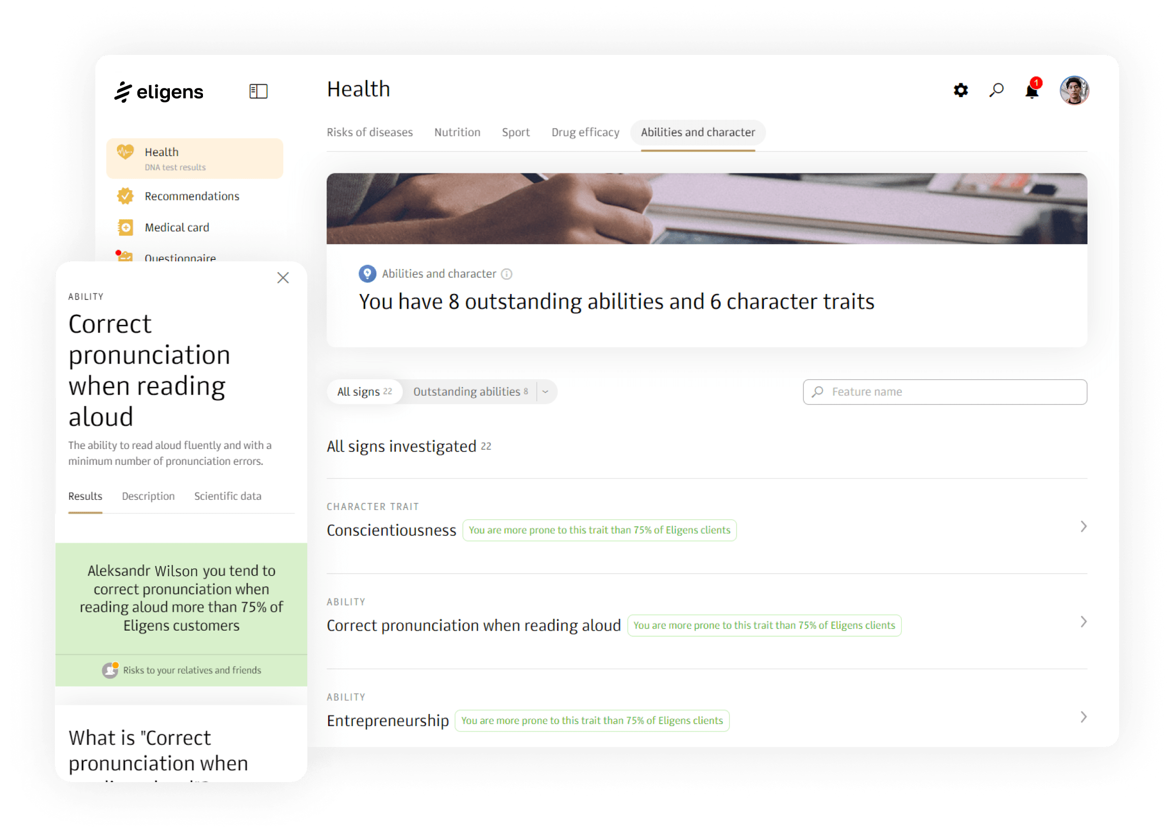 DNA Talent Test | Uncover Your Unique Traits and Abilities with Eligens